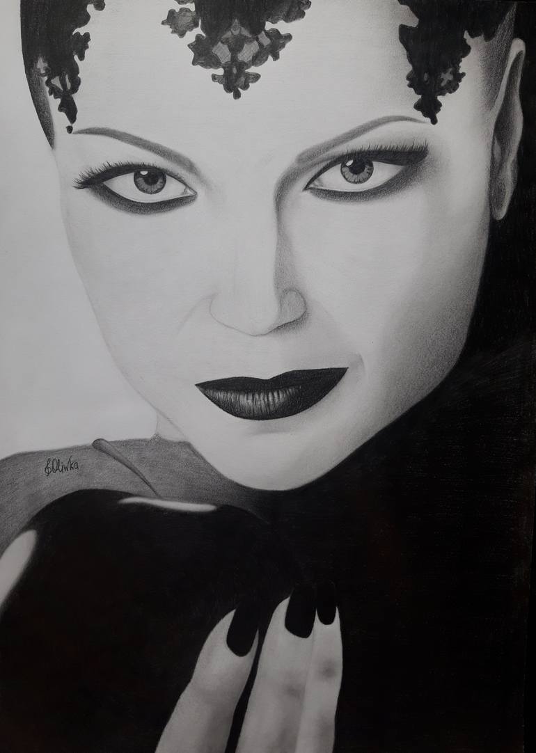 Queen Regina Drawing by Lilia Slivka | Saatchi Art