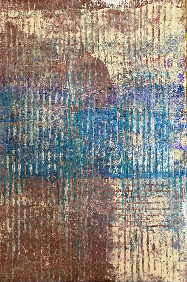 Crumbling Parchment #3 Painting by john long | Saatchi Art