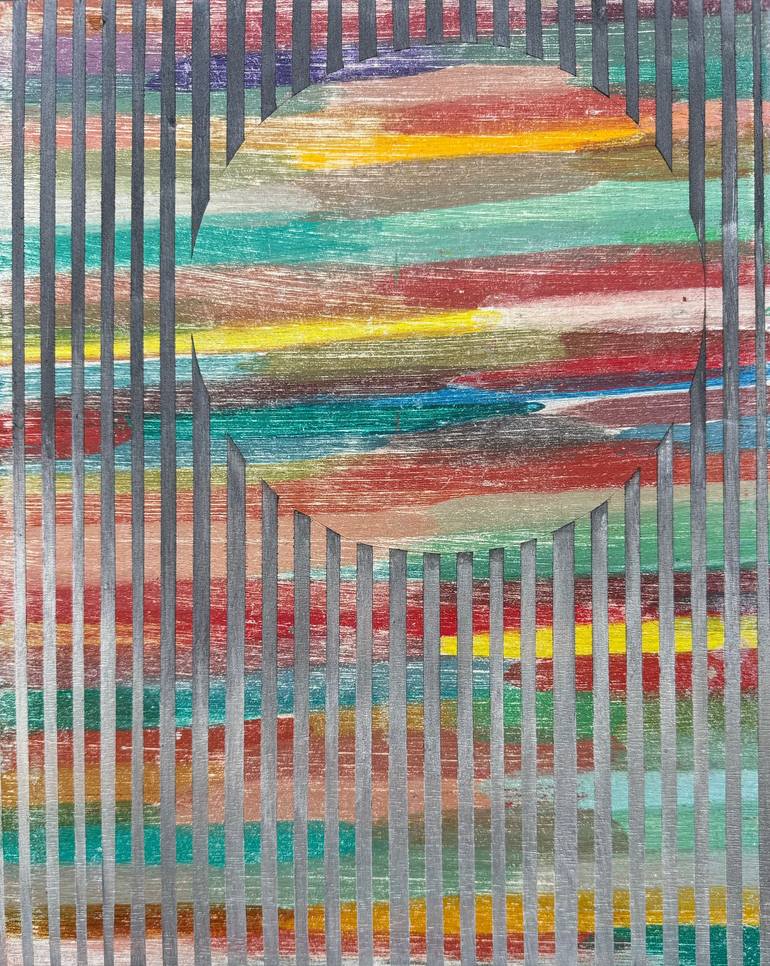 Jupiters Rainbow Painting by john long | Saatchi Art