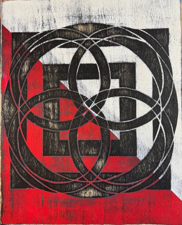 Restoring the Inner Center Painting by John Long | Saatchi Art