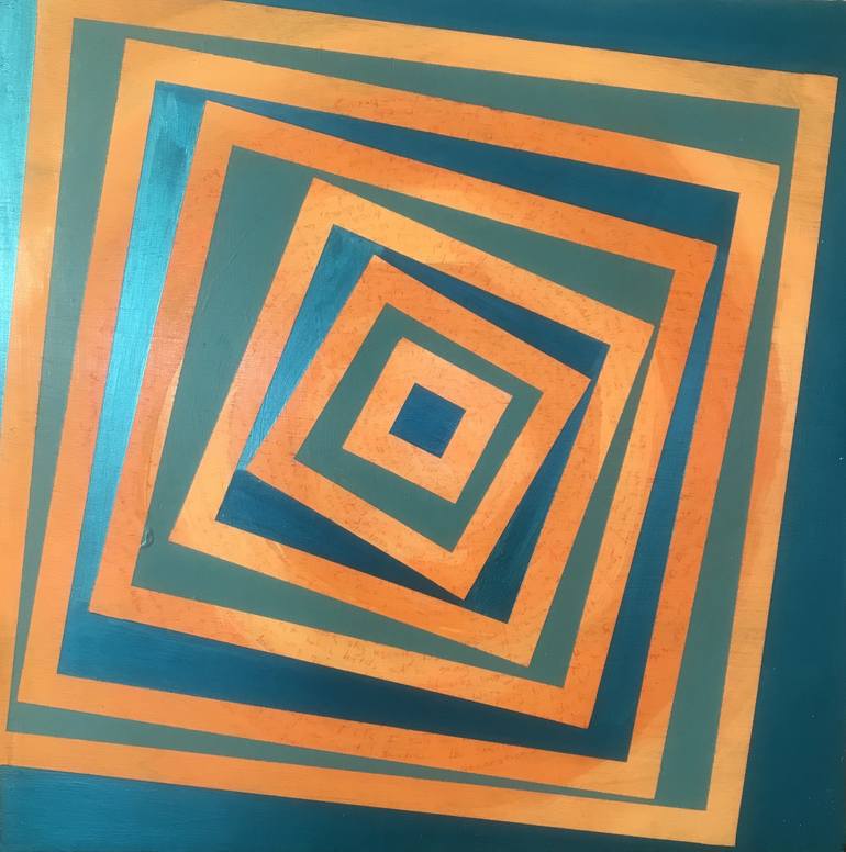 Strange but true: earth is not round Painting by john long | Saatchi Art