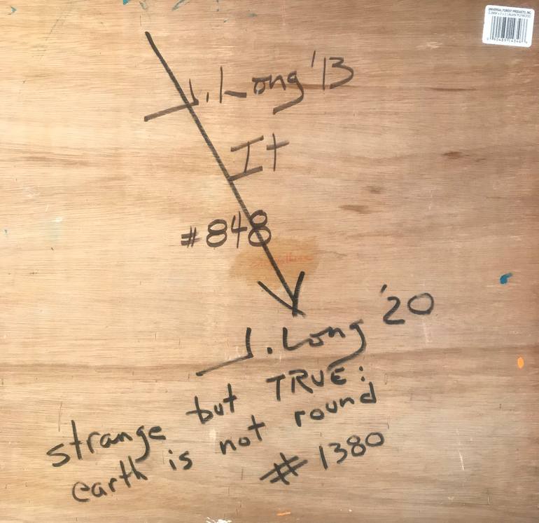 Strange but true: earth is not round Painting by john long | Saatchi Art