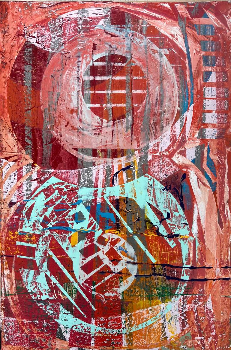 all time exists simultaneously Painting by john long | Saatchi Art