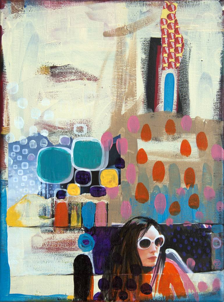 Collage Series 02 Painting by Tezcan Bahar | Saatchi Art