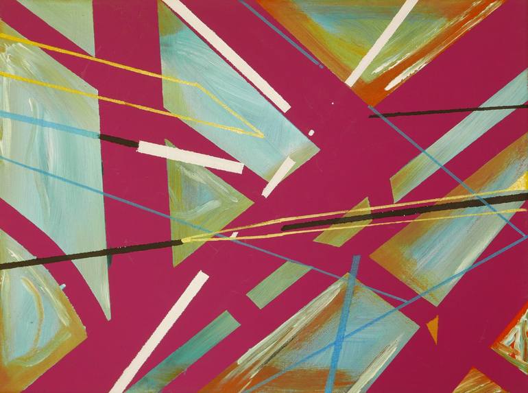 Suburbia Painting by David Bell | Saatchi Art