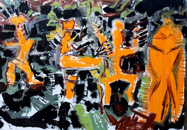 Fishbone Painting by Tim Joensen | Saatchi Art