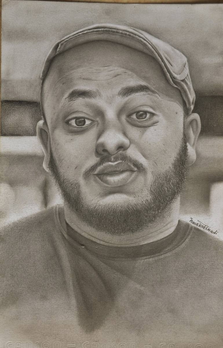 realistic graphite portrait Drawing by hassko elhadi | Saatchi Art