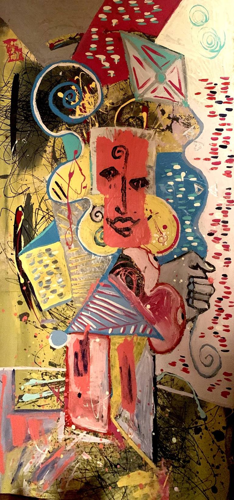 Wild woman. Painting by Evan Foran | Saatchi Art
