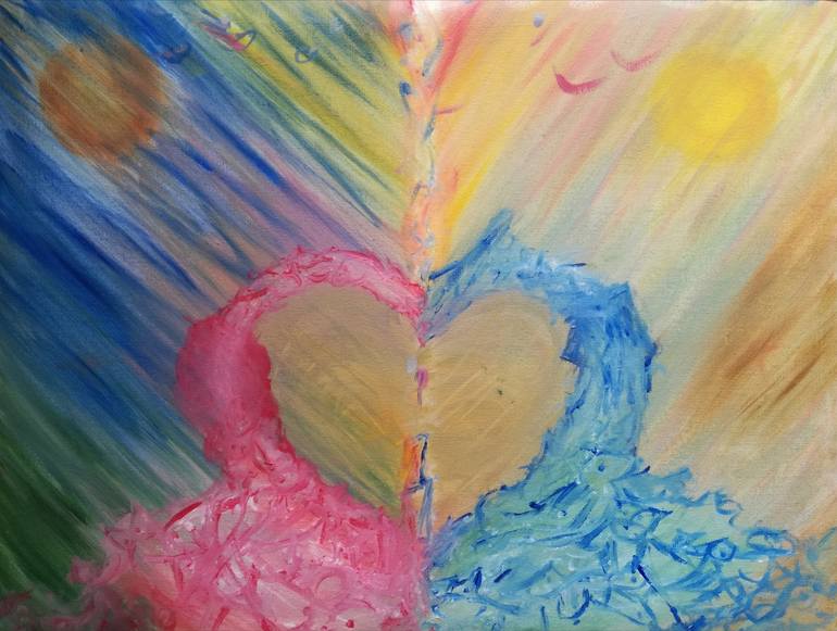 Relationship is synergy Painting by Maigi Ra | Saatchi Art