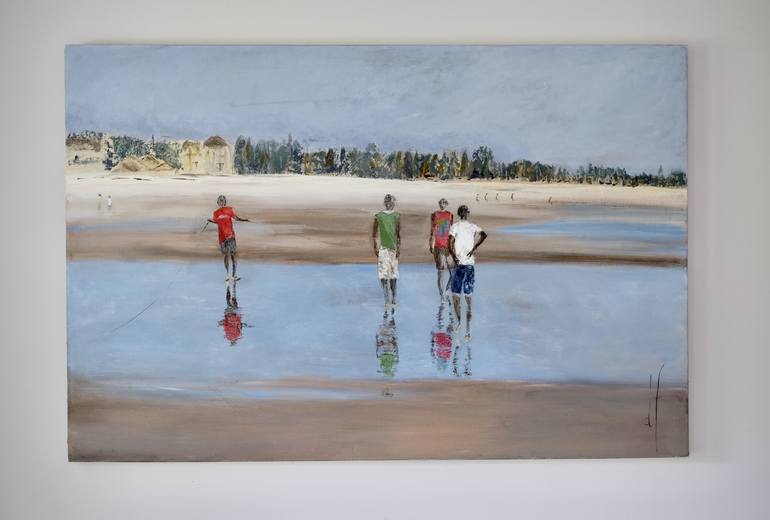 Reflections Painting by Debbie Frost | Saatchi Art