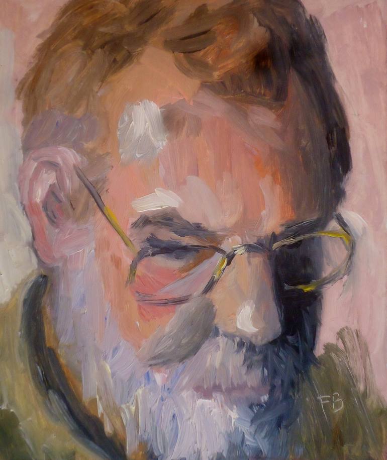 01 Self Portrait Painting by Fred Bell | Saatchi Art