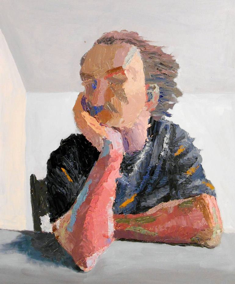 Thinking 01 Painting by Fred Bell | Saatchi Art