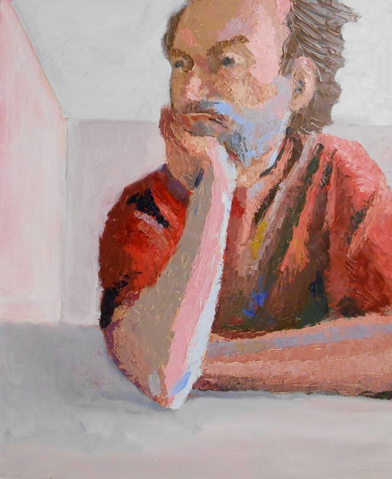 Thinking 02 Painting by Fred Bell | Saatchi Art