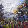 The Summer Lapsed Away Painting by Fred Bell | Saatchi Art
