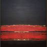 The Red Mark - Pure Abstract Painting by Akash Bhisikar | Saatchi Art