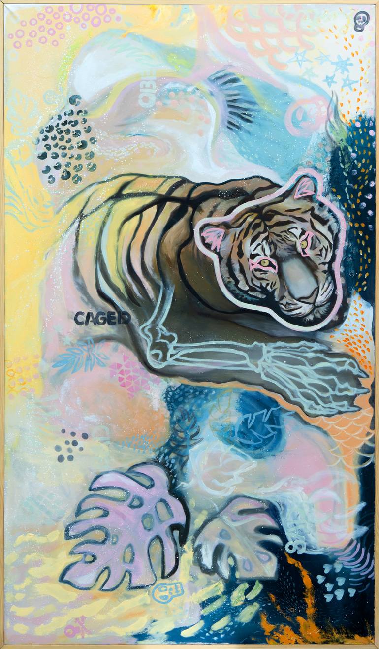 Caged Painting by Wiktoria Syska | Saatchi Art