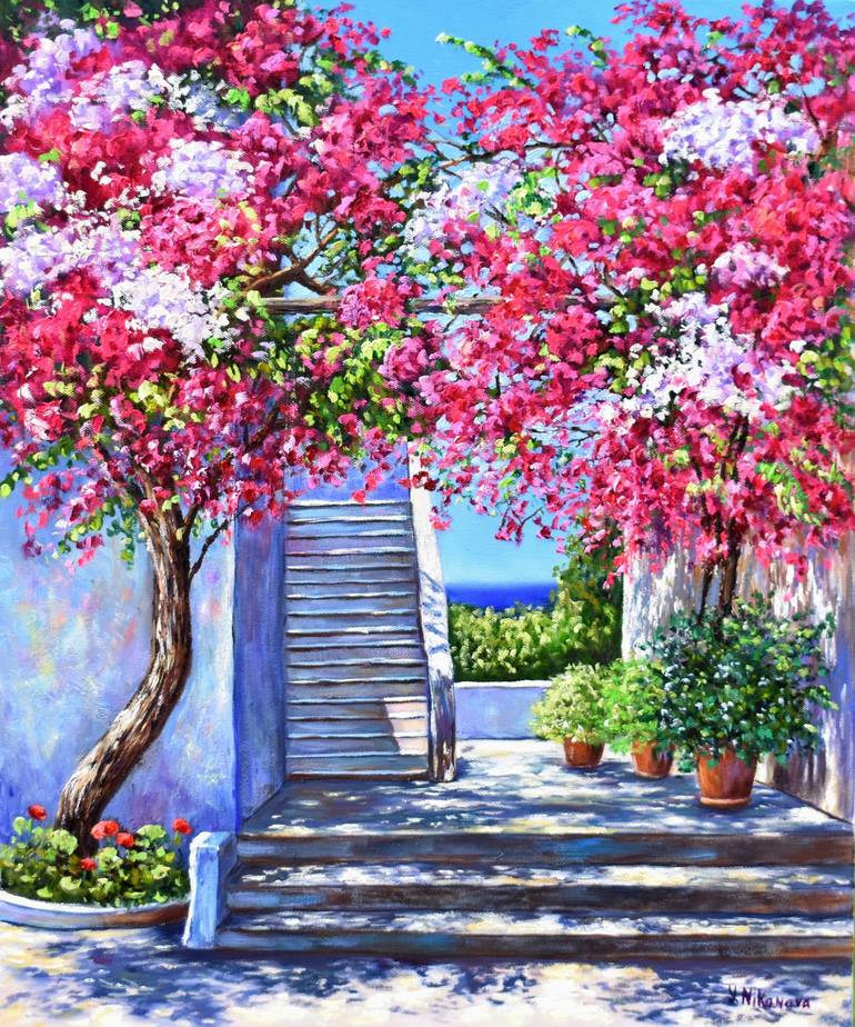 Blooming Passage Painting by Yulia Nikonova | Saatchi Art
