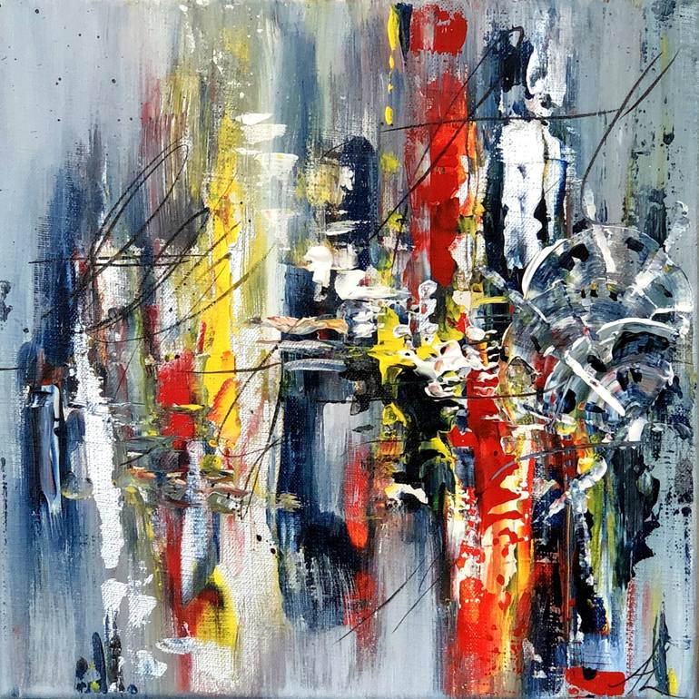 My Rainy City Painting by Anna Levchuk | Saatchi Art