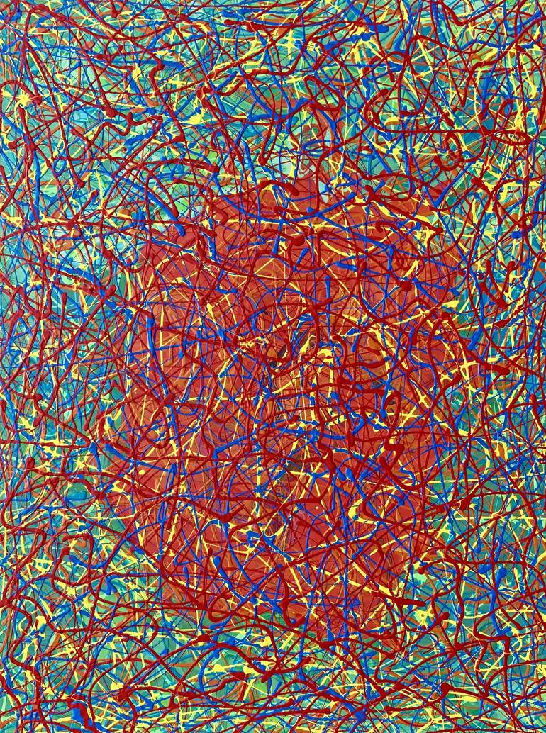 A Kryptonian Birthing Matrix Painting by Philip Leister | Saatchi Art