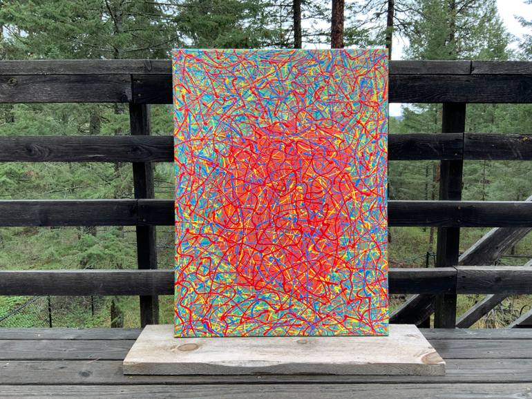 A Kryptonian Birthing Matrix Painting by Philip Leister | Saatchi Art