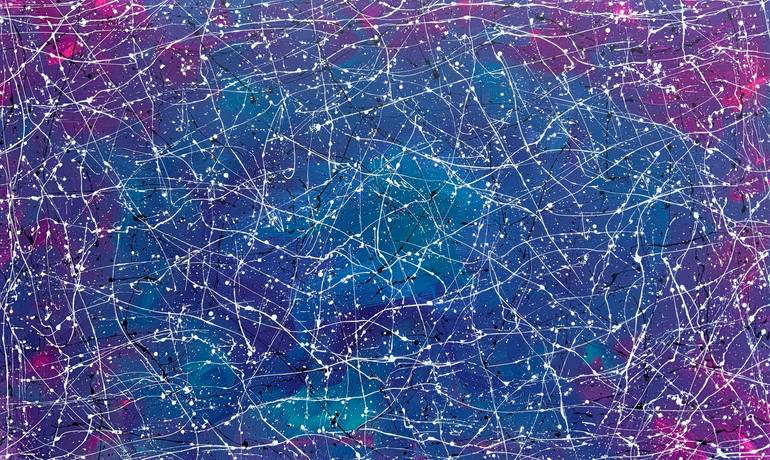 'You're living the strobe light' Painting by Philip Leister | Saatchi Art