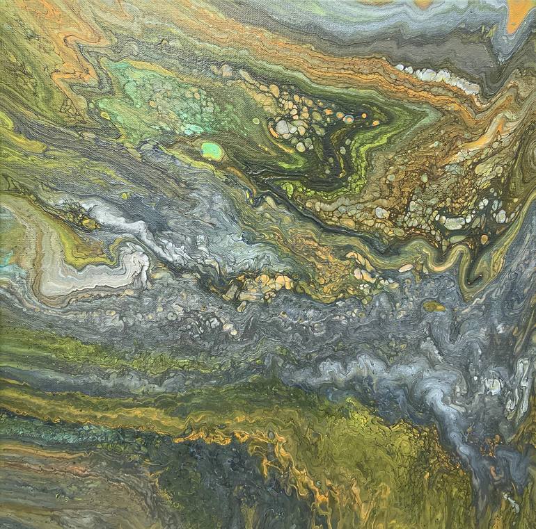 Satellite Image of Sakaar #12: Goblins' Cliff Painting by Philip ...