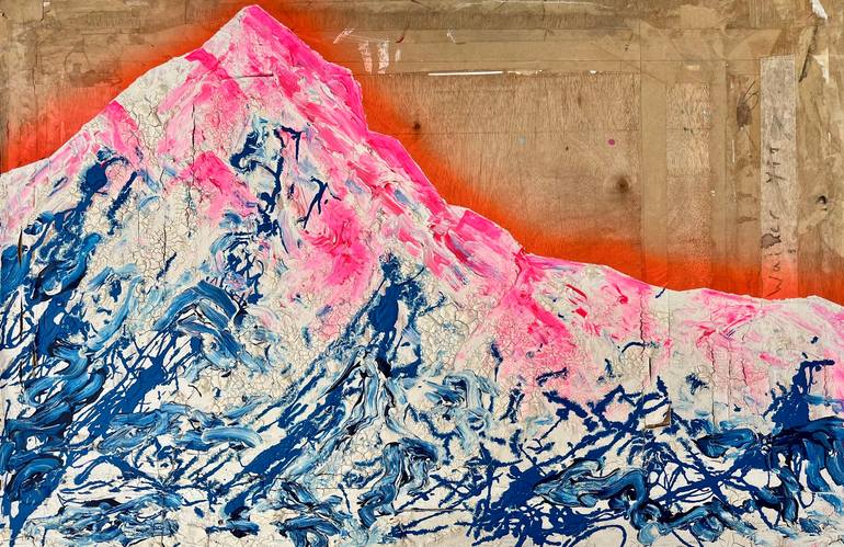 Mountains made possible Painting by David Tipping | Saatchi Art