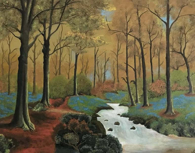 Colorful nature Painting by shalu b | Saatchi Art