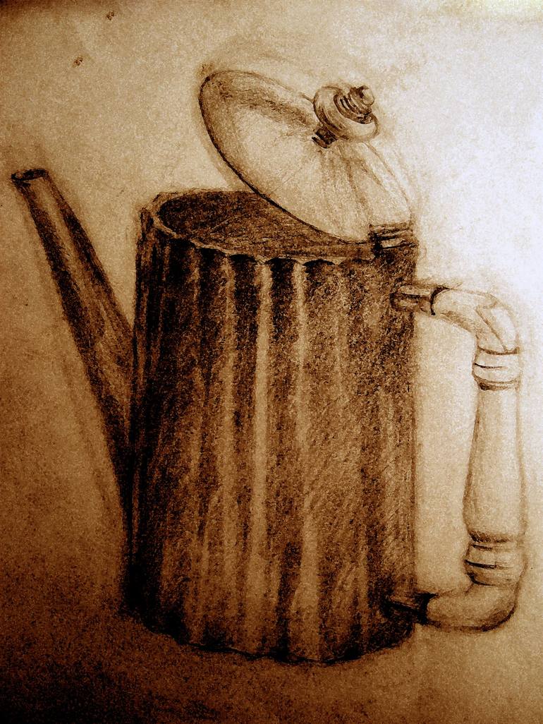 Series 'Old postcards' Drawing by Jolanta Erlate | Saatchi Art