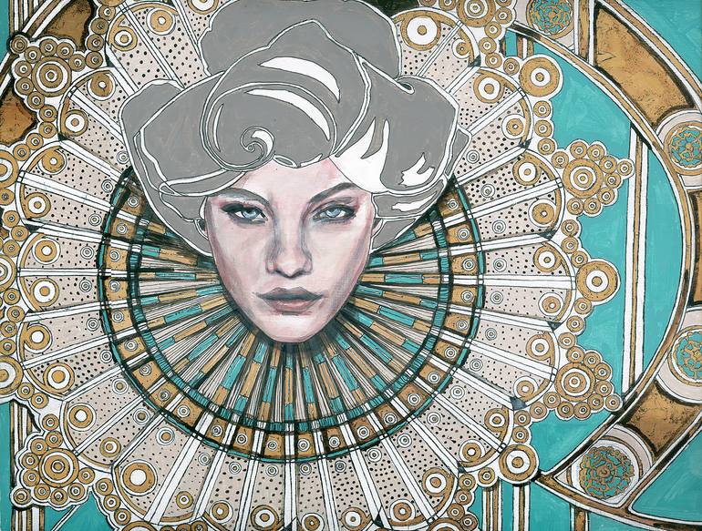 Many Faces [2] Painting by Tiffany Rankin | Saatchi Art