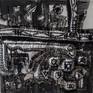 chaotic city and lama Painting by BETUL MERKAN | Saatchi Art