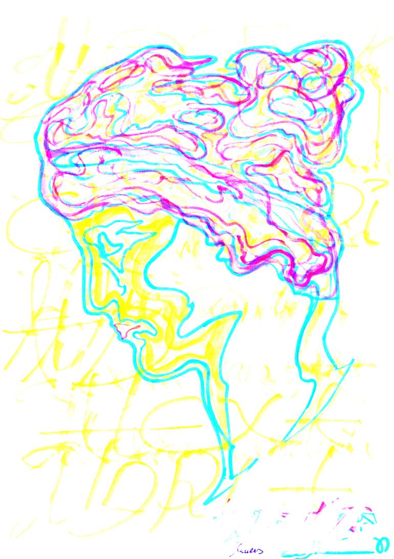 Hypatia of Alexfuckandria Drawing by Mourad Shokerry | Saatchi Art