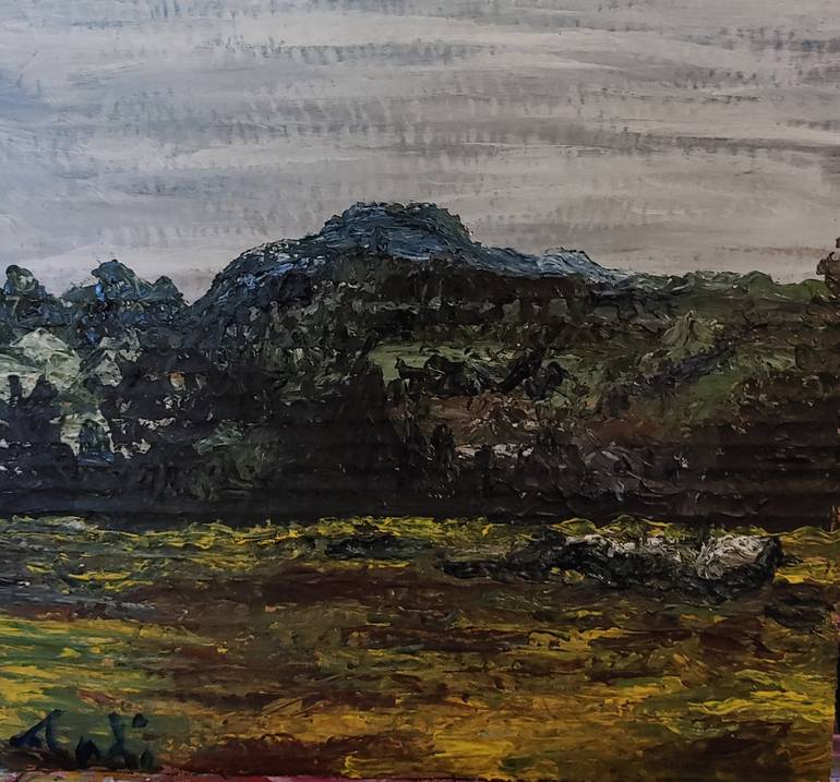 Solemn Landscape Painting by Deborah Andi Allen | Saatchi Art