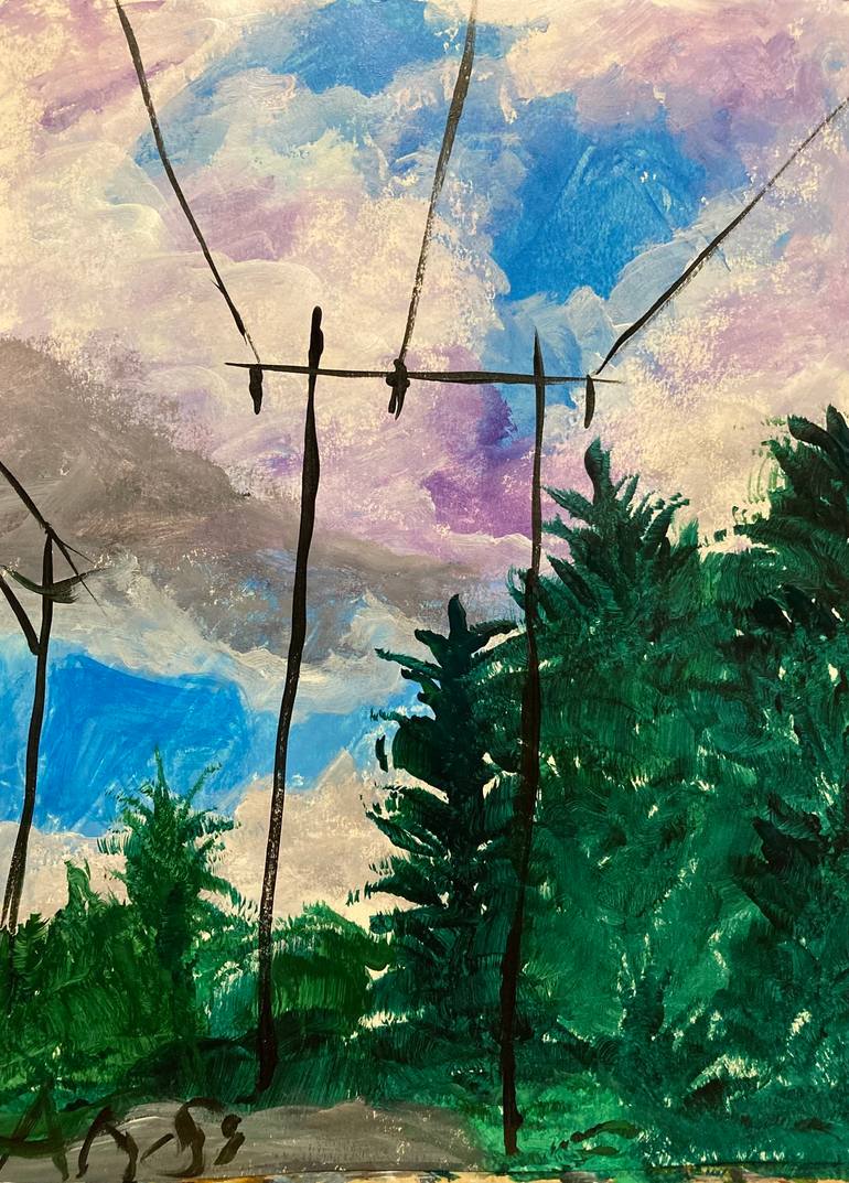 Urban Country Painting by Deborah Andi Allen | Saatchi Art