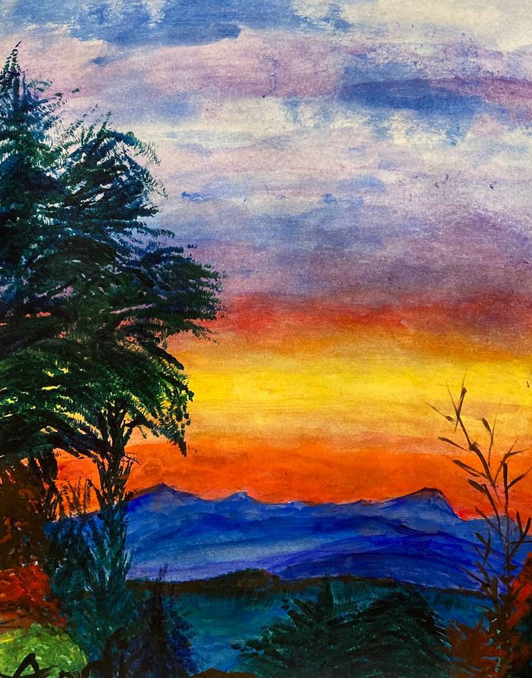 Sky colors Painting by Deborah Andi Allen | Saatchi Art