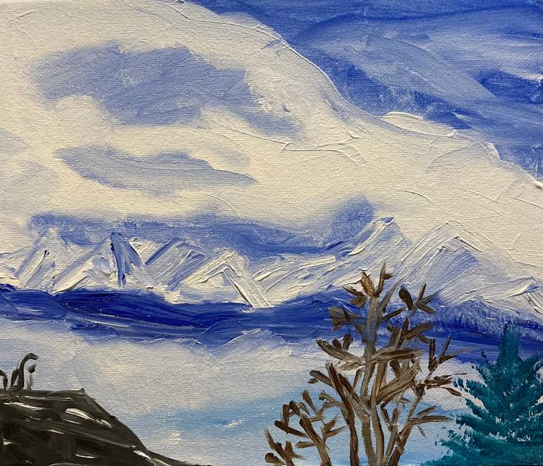 Winter Painting by Deborah Andi Allen | Saatchi Art