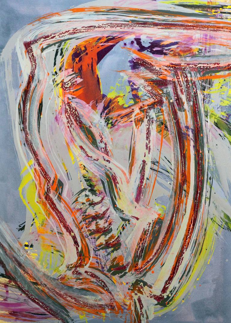Angel on the Wildside1 Painting by Hjalmar Leander | Saatchi Art
