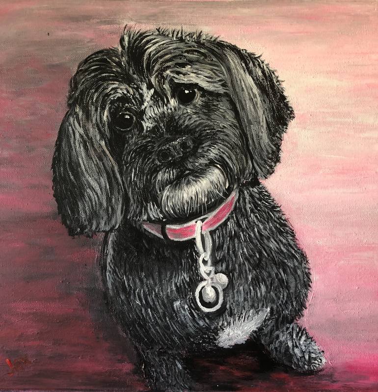 Time for a walk Painting by Jackie Lee | Saatchi Art