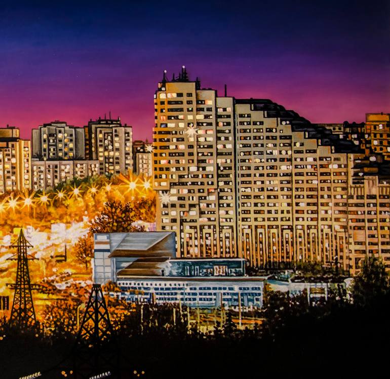 The gates of Chisinau, Moldova Painting by Alexandra Larina | Saatchi Art