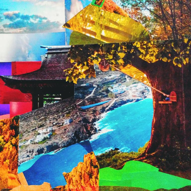 Fall Tale Collage by Teshaunda Art | Saatchi Art