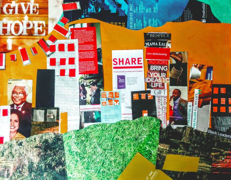 Hope in the City Collage by Teshaunda Art | Saatchi Art