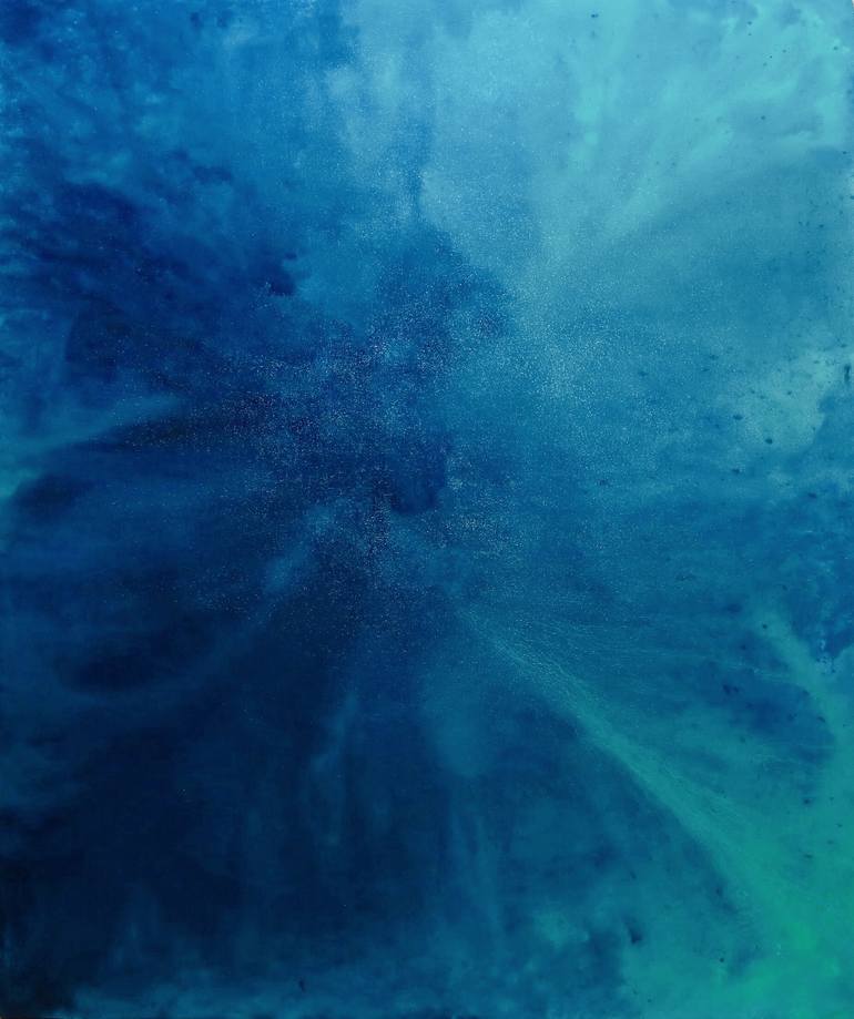 Blue Hews (abstract Art) Painting by Adam Jefferson | Saatchi Art