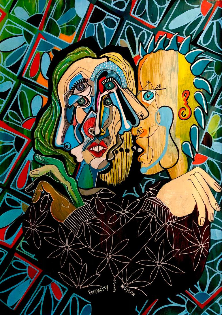 Solidarity Painting by Dylan Gill | Saatchi Art
