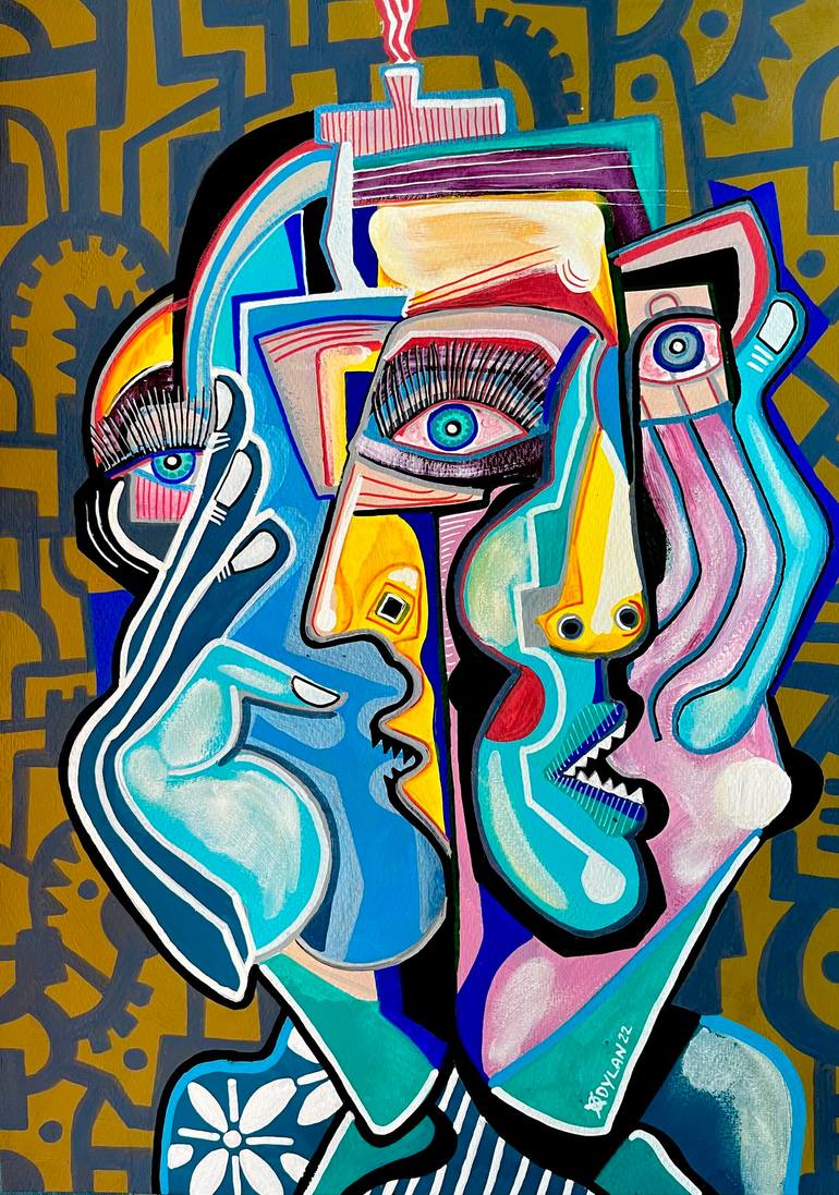 Anxiety Painting by Dylan Gill | Saatchi Art