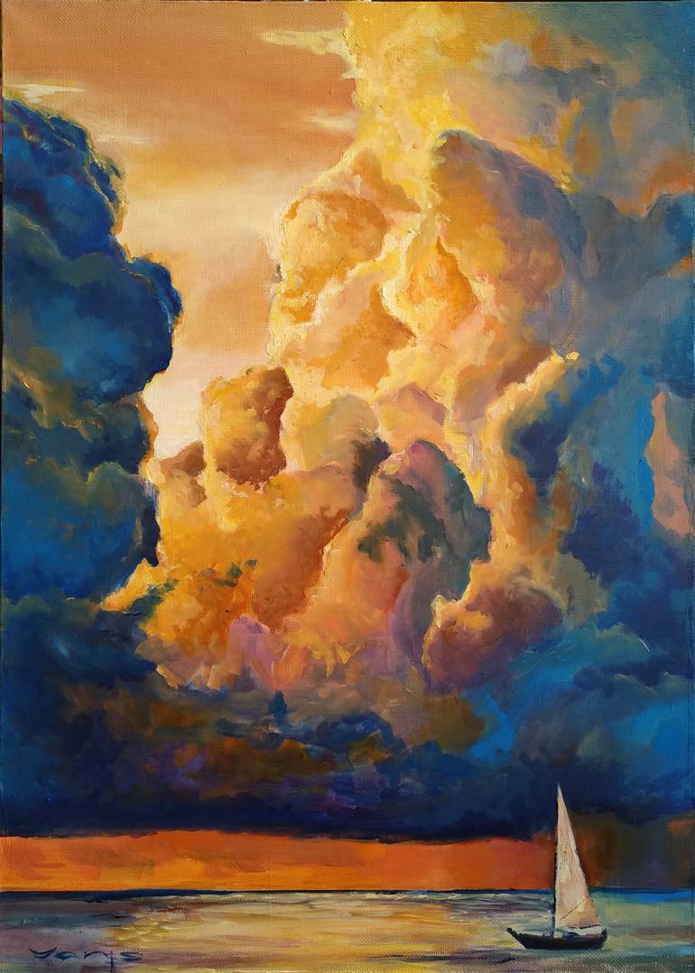 Vanilla sky Painting by Yanis Salimov | Saatchi Art