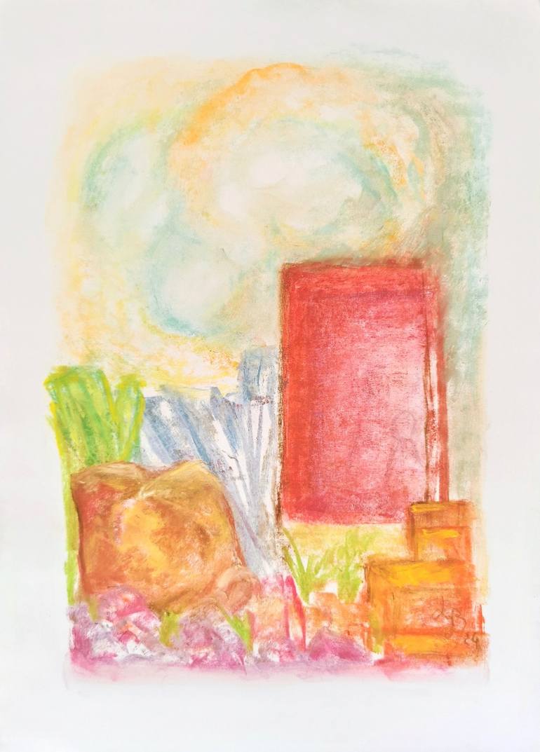 Radiant Still Life Drawing by Luís Bastos | Saatchi Art