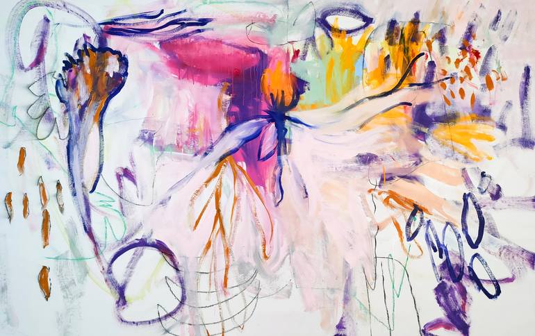 The angel face Painting by Emily Starck | Saatchi Art