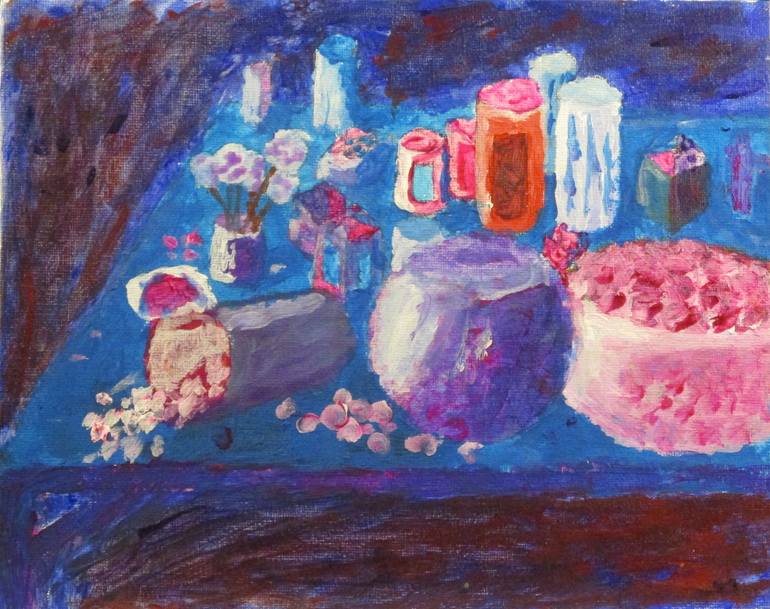 Gloomy Candy Shop Painting by Jonathan Mena | Saatchi Art