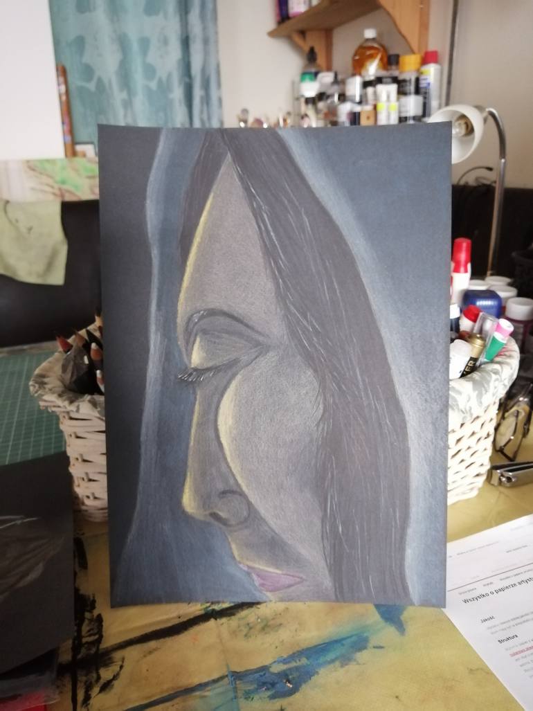 Humility Drawing by Anna Andura | Saatchi Art