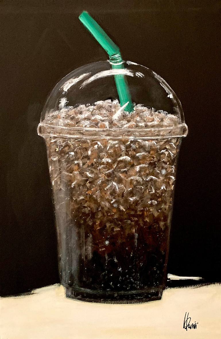 Ice & Soda Painting by Sidney Perrier | Saatchi Art